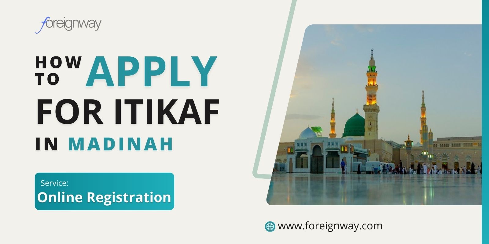 How to Apply for Itikaf in Madinah 2025 - Foreignway